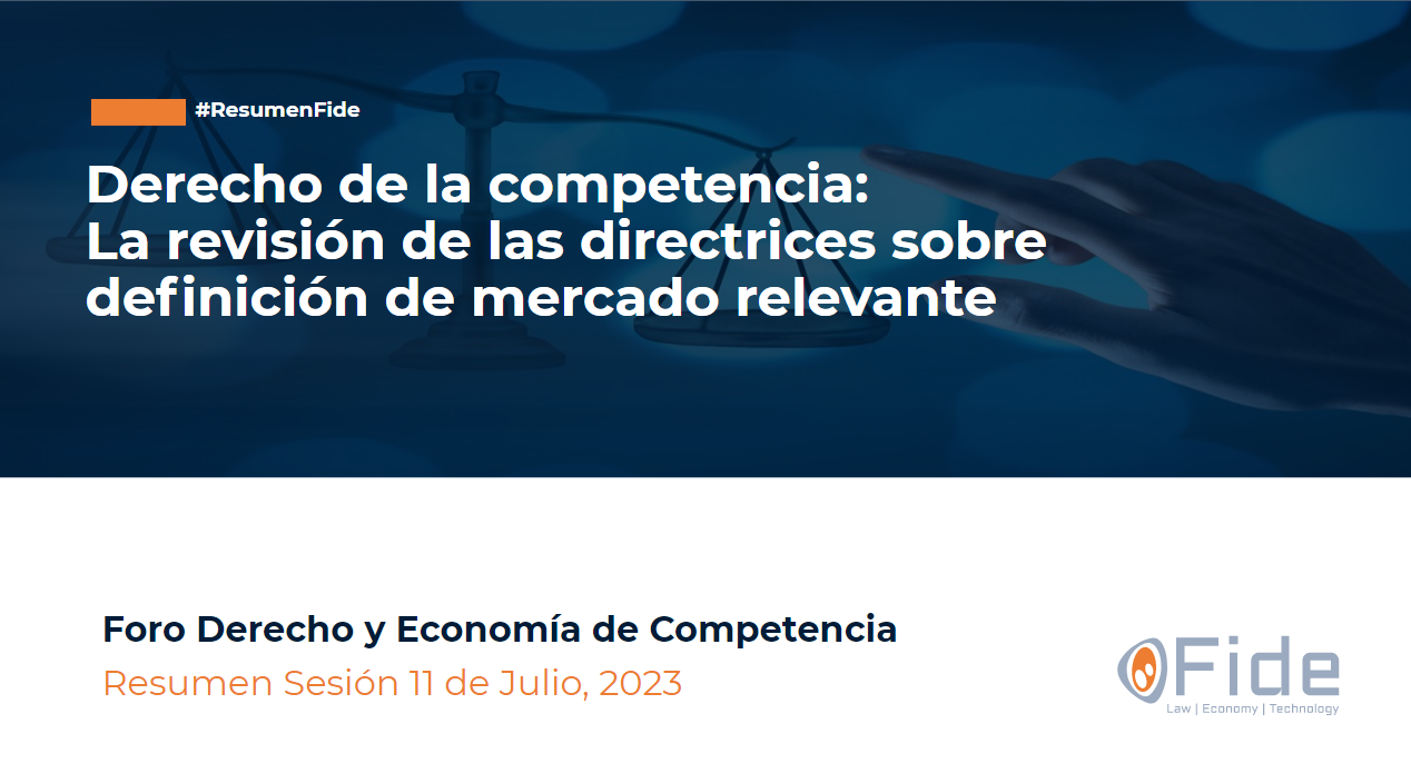 Derecho de la competencia: la revisión de las directrices sobre ...