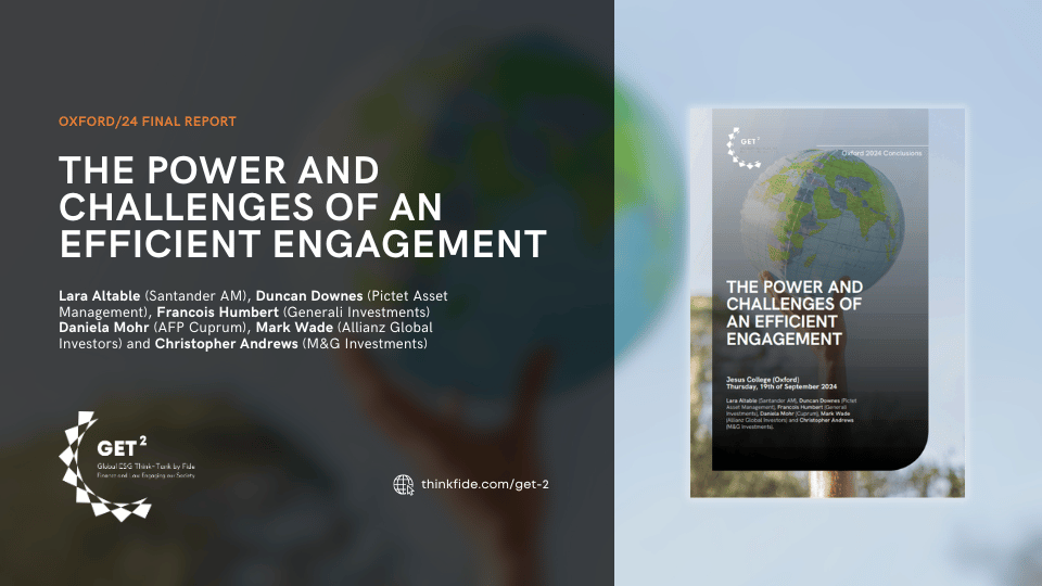 The power and challenges of an efficient engagement - Oxford/24 Report ...