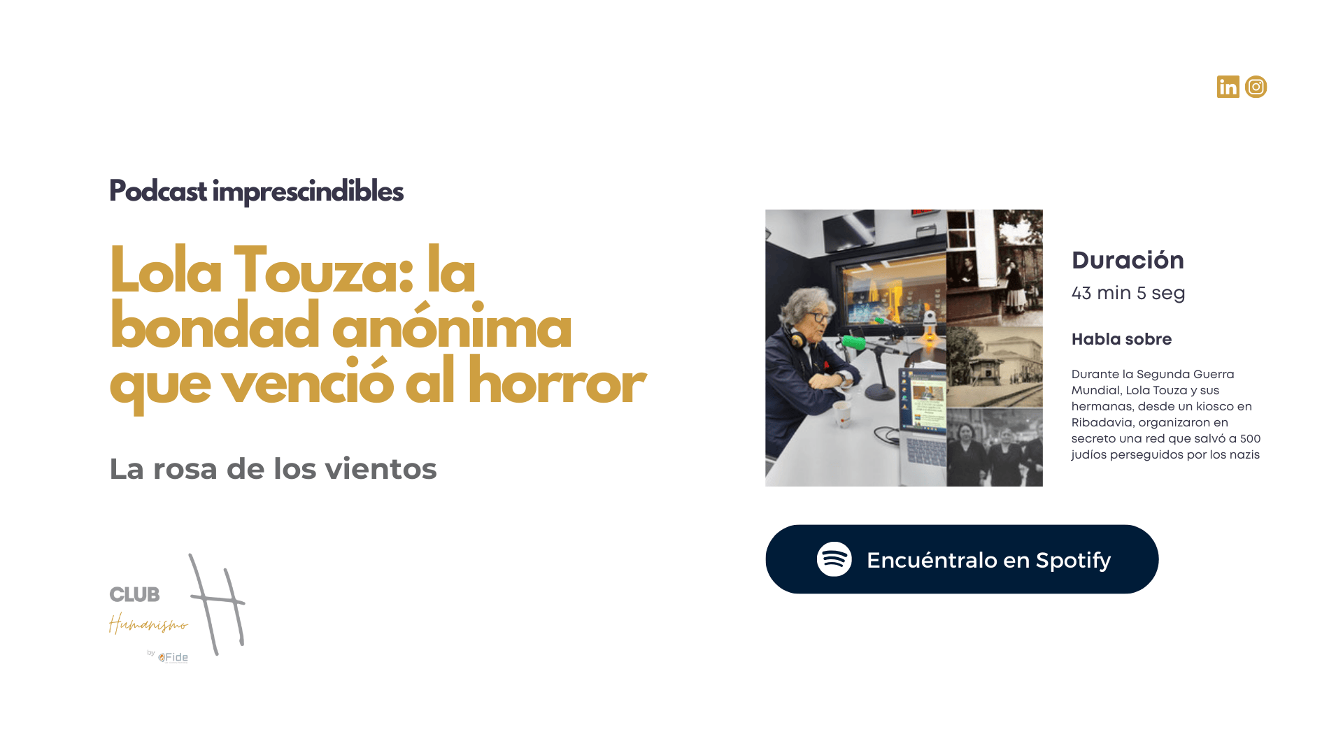 Lola Touza: the anonymous kindness that triumphed over horror ...