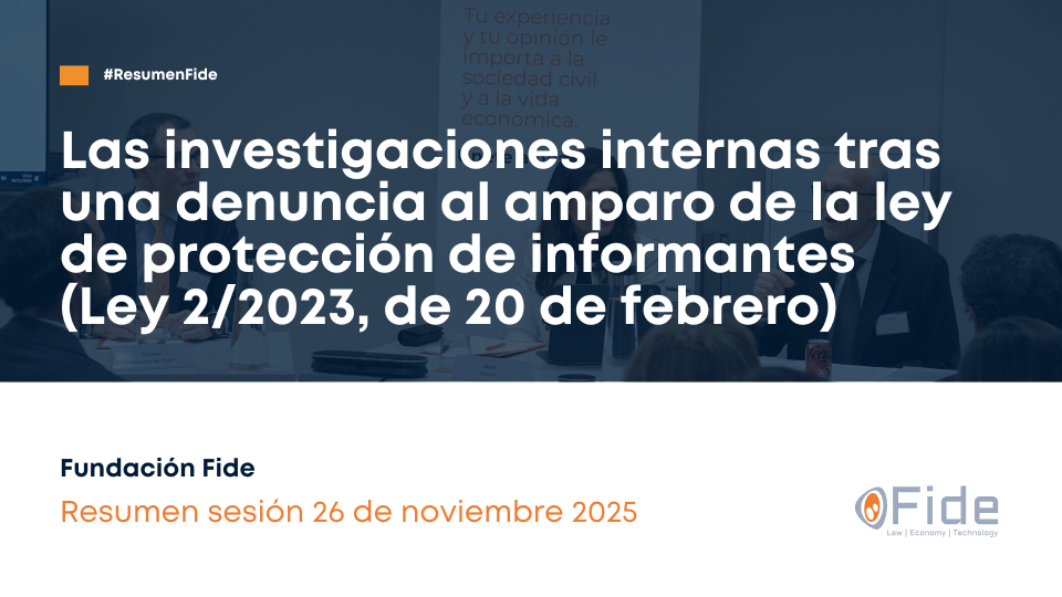 Las investigaciones internas tras una denuncia al amparo de la Ley de ...